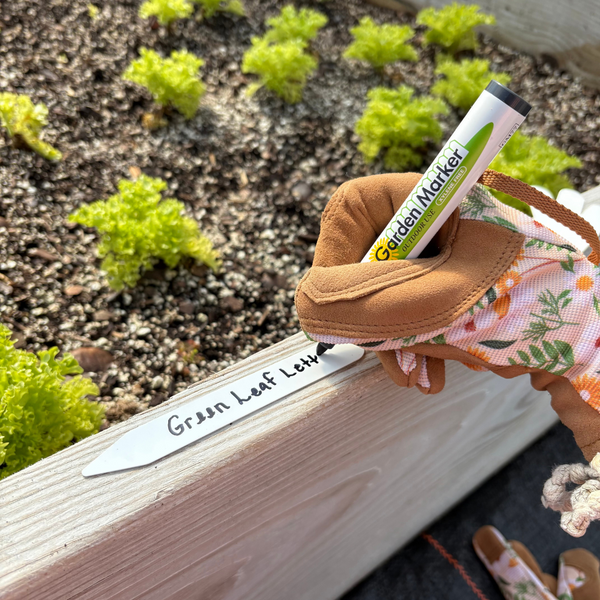 DP Industries White Plastic Labels - Grower's Solution