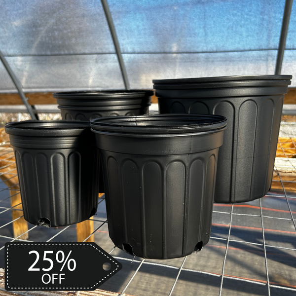 1 Gallon Full Black Nursery Greenhouse Pots - Full Pallet - 6,440 Pots ...
